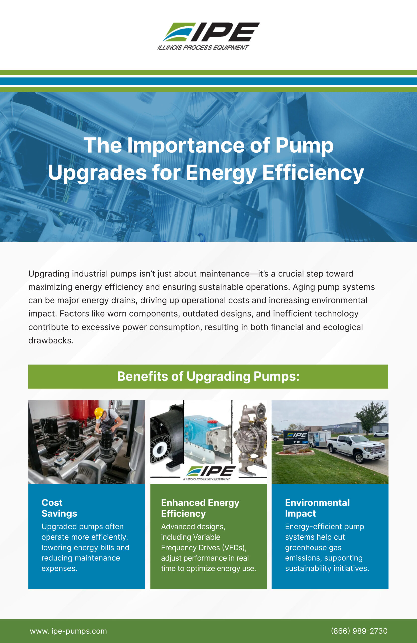 Pump Upgrades Boost Energy Efficiency | Illinois Process Equipment